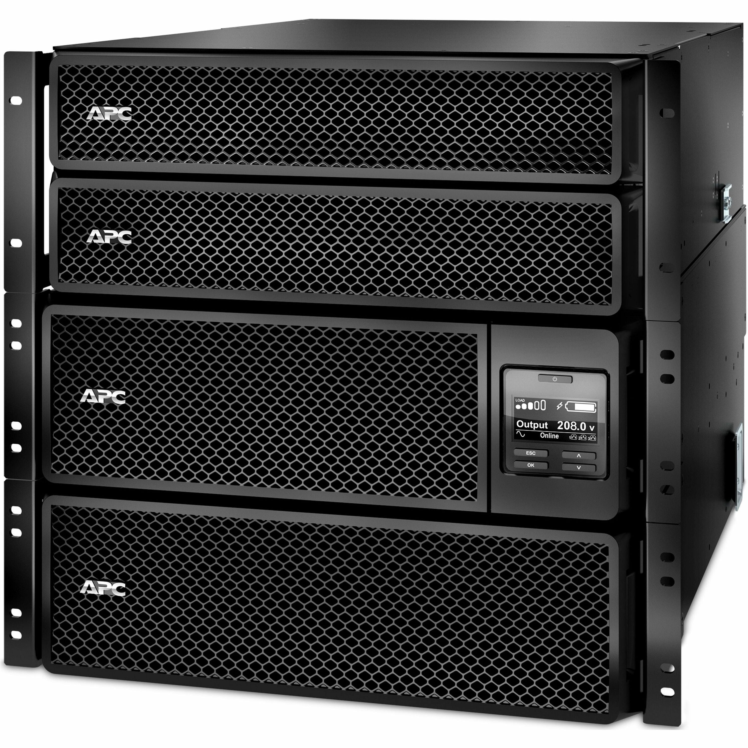 APC by Schneider Electric Smart-UPS SRT 10kVA RM with 208/240V to 120V ...